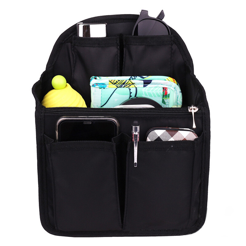 Backpack Organizer Insert Bag Case Multi Pocket Handbag Multi-function ...