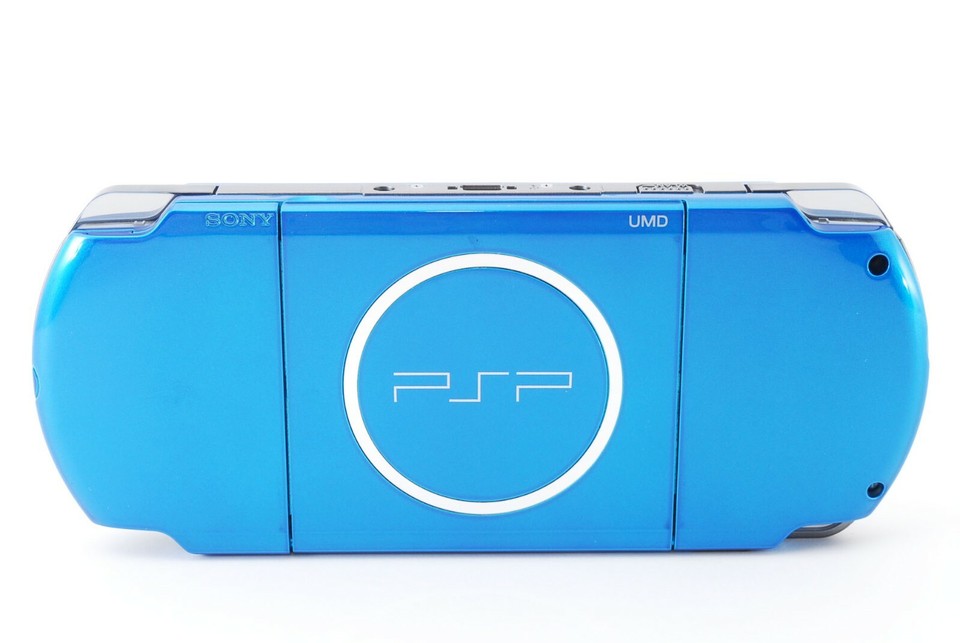Sony PSP 3000 Vibrant Blue Console w/ Box and Charger Japan [Excellent ...