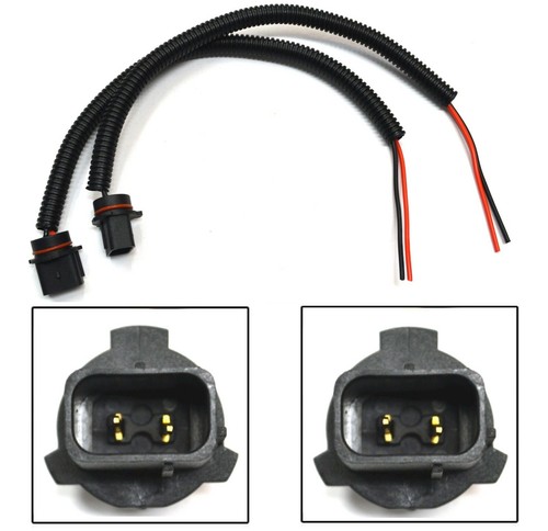Wire Pigtail Male Extension P13W 12277 DRL Light Two Harness Bulb ...