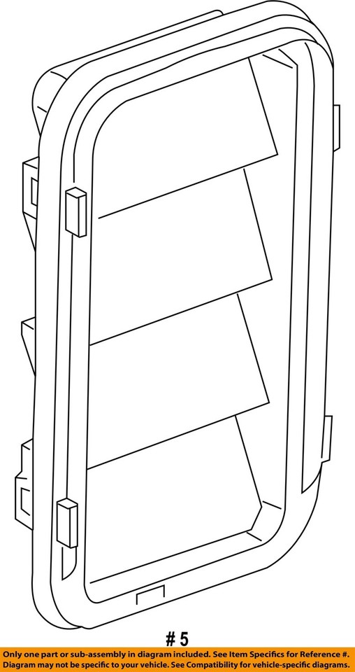 GM OEM 13-24 ATS Quarter Panel Quarter Panel Components-Pressure Valve ...
