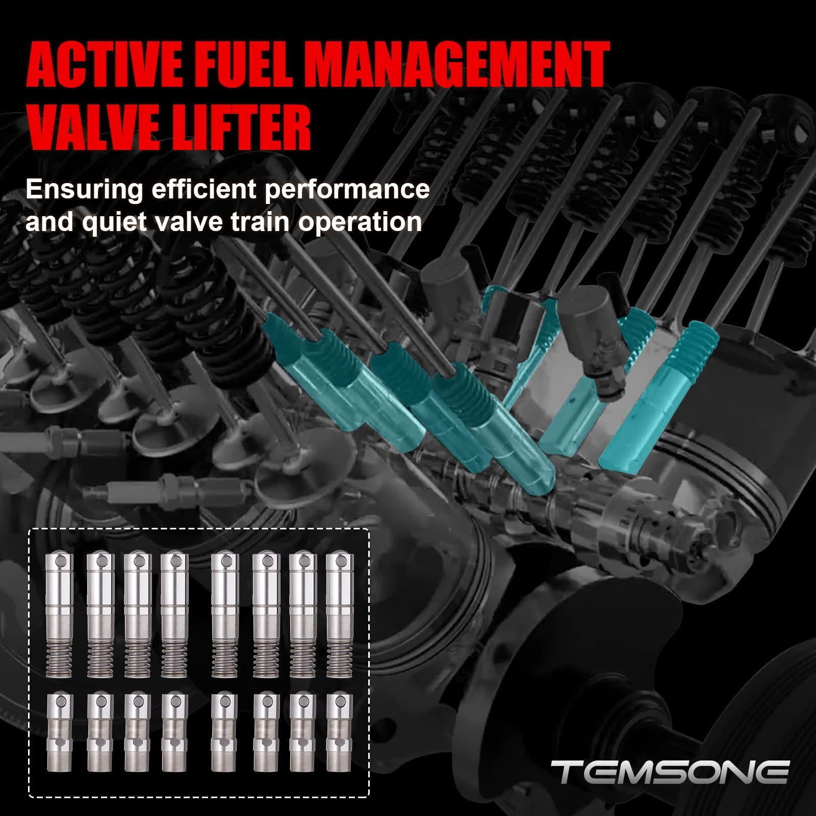 Set 16 Active Fuel Management AFM DOD Valve Lifters Fits Chevy GM 5.3L ...