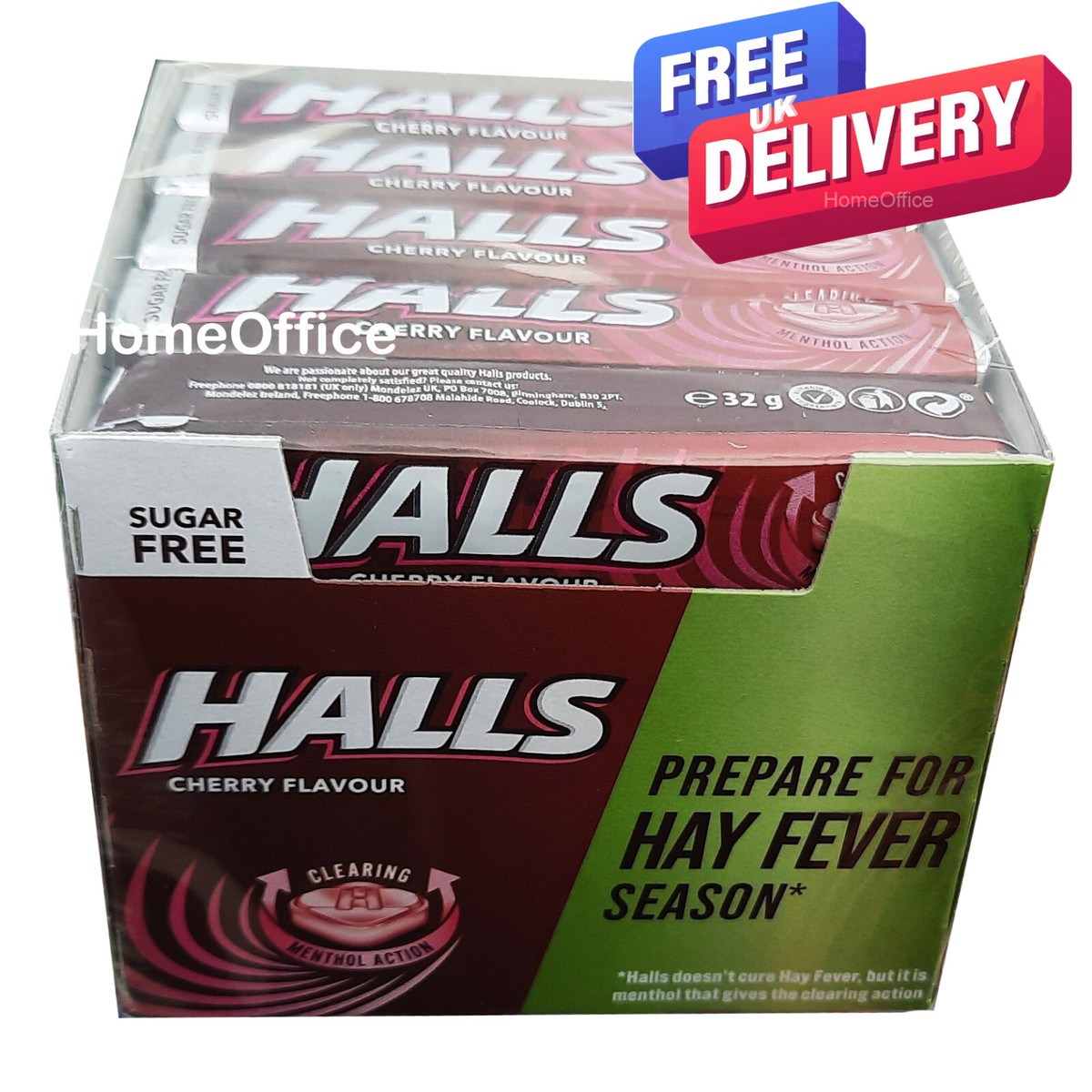 Halls Cherry Drops Halls Cherry Cough & Throat Relief Drops (200 Pcs X