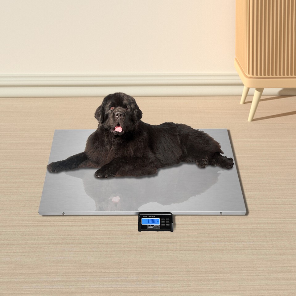LARGE 440LB Dog Digital Pet Weight Scale for Shipping Veterinary ...