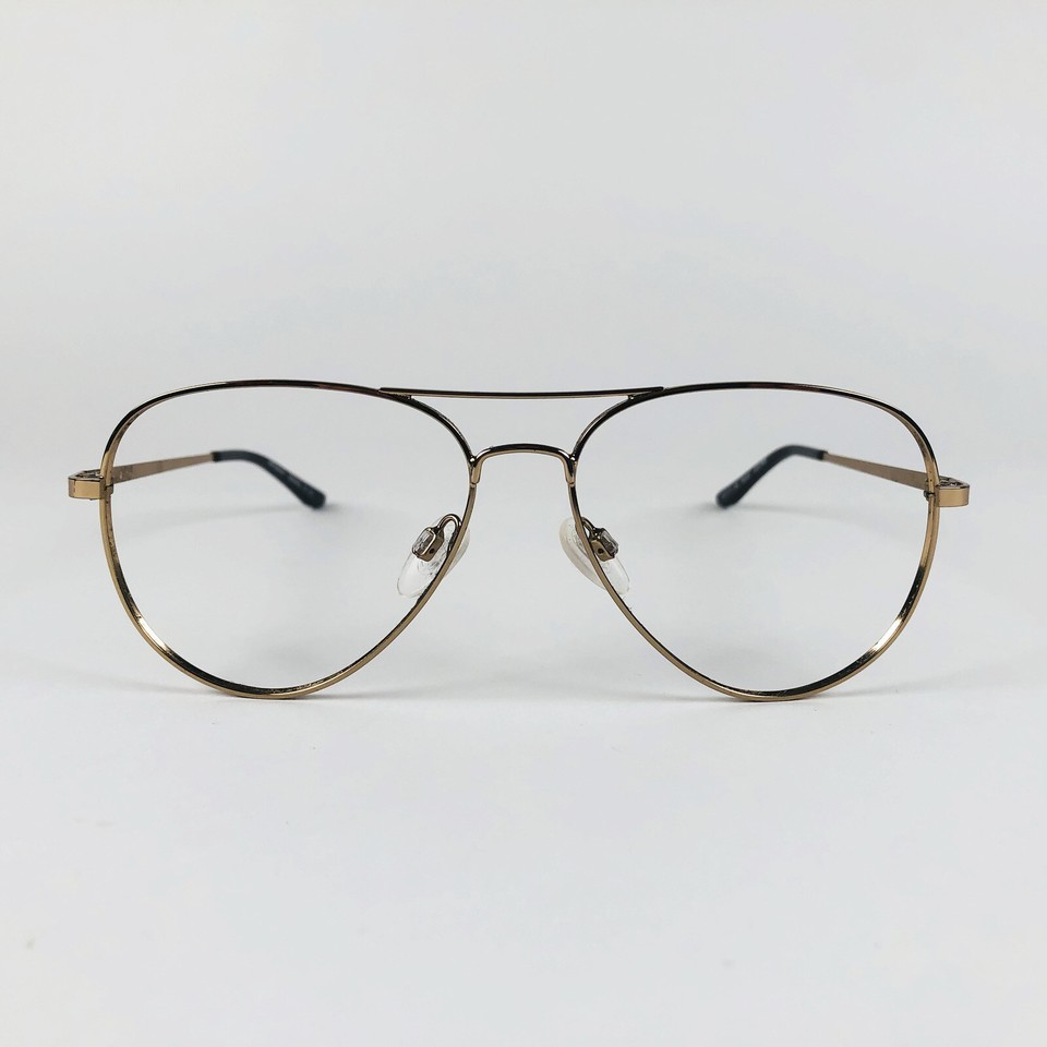 SPECSAVERS eyeglasses GOLD OVAL PILOT glasses frame MOD: RAYNOR ...
