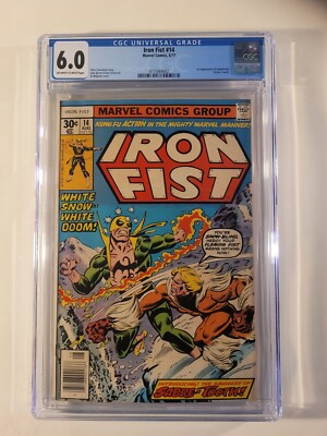 Iron Fist 14 1st Sabretooth CGC 6.0 Marvel Comics | eBay