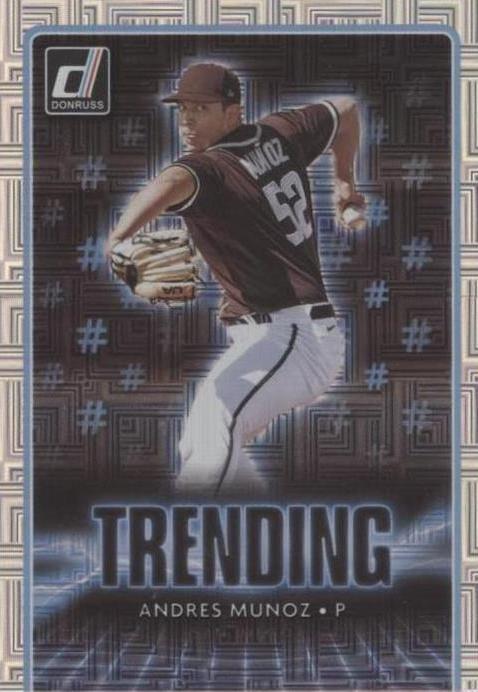 2021 Panini Donruss - Trending Andres Munoz #TR11 Vector for sale ...