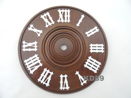 Brown Wood Cuckoo Clock Dial White Plastic Numeral | eBay