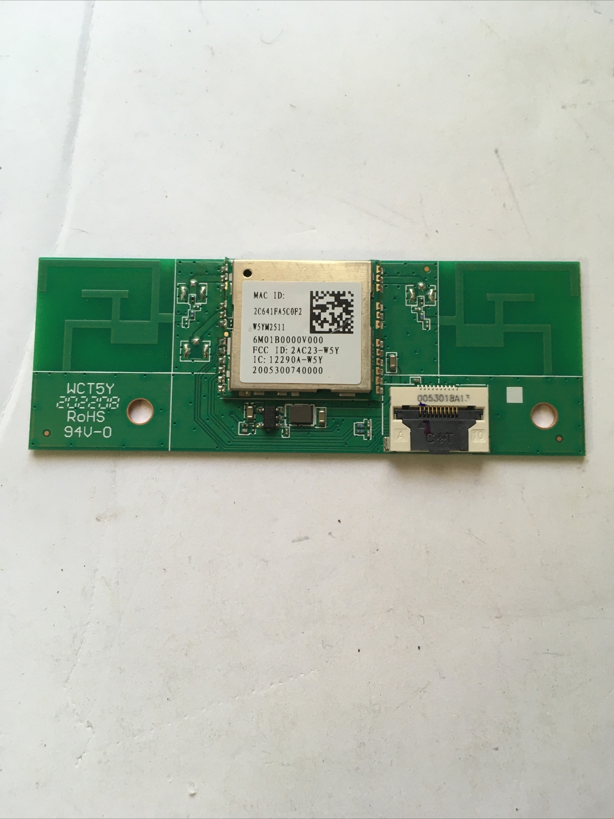 VIZIO V505-h9 WiFi Module W5YM2511 for sale online | eBay