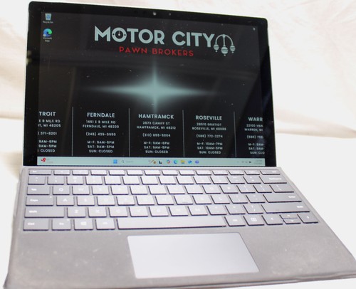 Windows Surface Pro (1796)Intel i5-8250u 1.6GHz - 128GB SSD - 8GB RAM ...