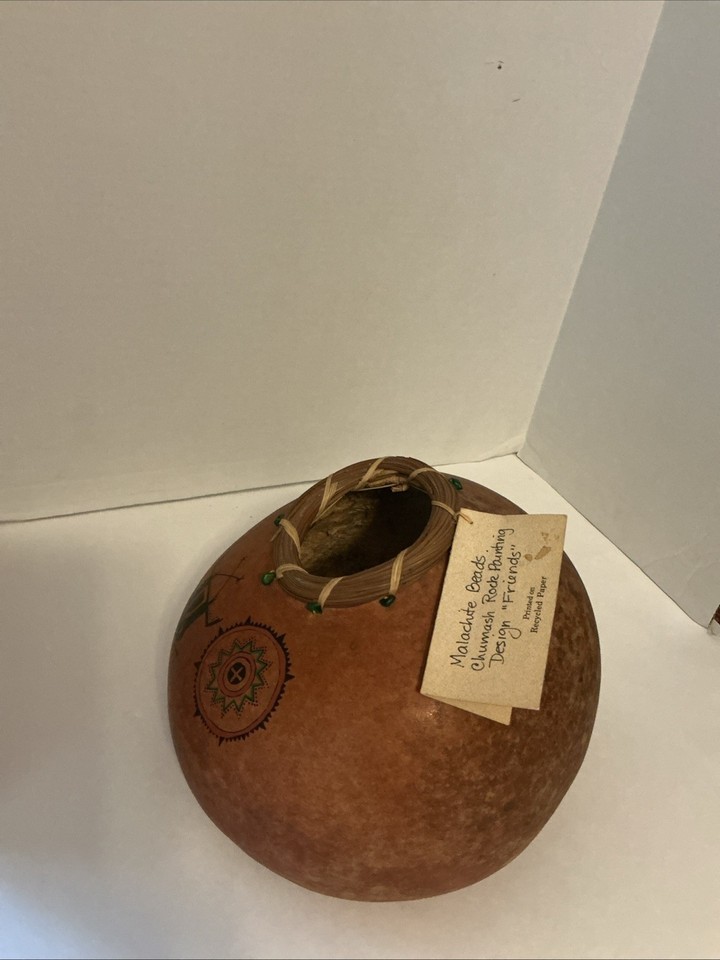 Southwest Native American Ritual Bowl Gourd Art~1992 Signed | eBay