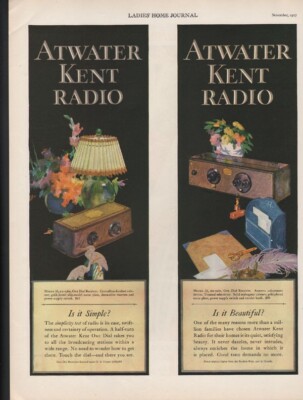 1927 ATWATER KENT RADIO TONE DECO MUSIC DANCE SONG RECEIVER MODEL 35 33 ...