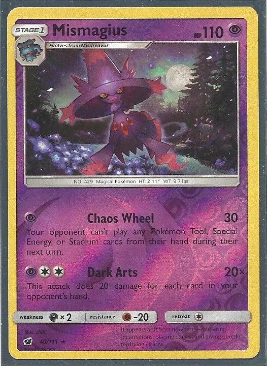 Mismagius Evolution Chart