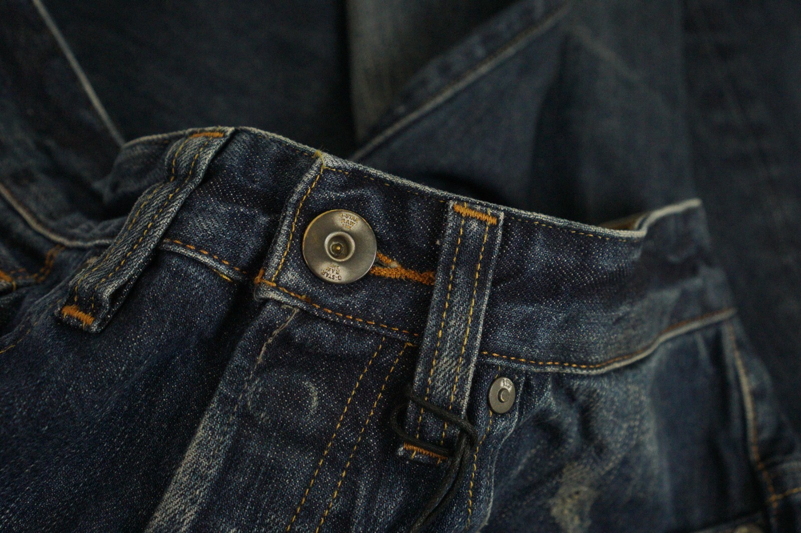 Men G-Star Yield Jeans Loose Dark Blue Cotton Size W29 L34 G137 | eBay