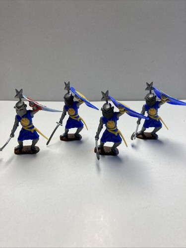 Swoppet Helm Knights on Foot, Blue/Yellow, Star Helmets 4pc. Lot #3 | eBay
