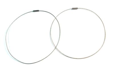 6X Magnetic Wire Neck Band 14 inch/35.5 cm "Plain Metal Color" for ...