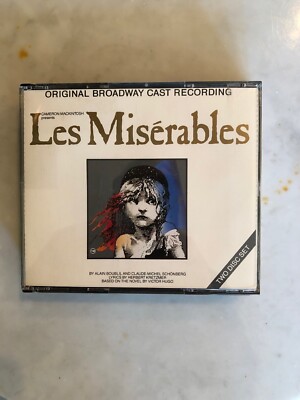 Les Miserables CD (1991) Two Disc Set Original Broadway Cast Recording ...