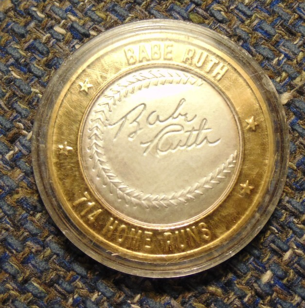 .999 Fine Silver round BABE RUTH Collector's Series 714 Home Runs. NY ...