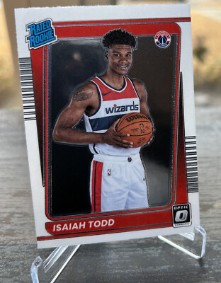 2021-22 Donruss Optic Rated Rookie #187 Isaiah Todd RC WIZARDS **Rookie ...