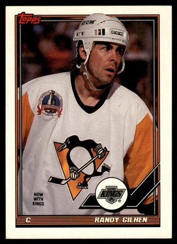 1991-92 Topps #418 Randy Gilhen Los Angeles Kings | eBay