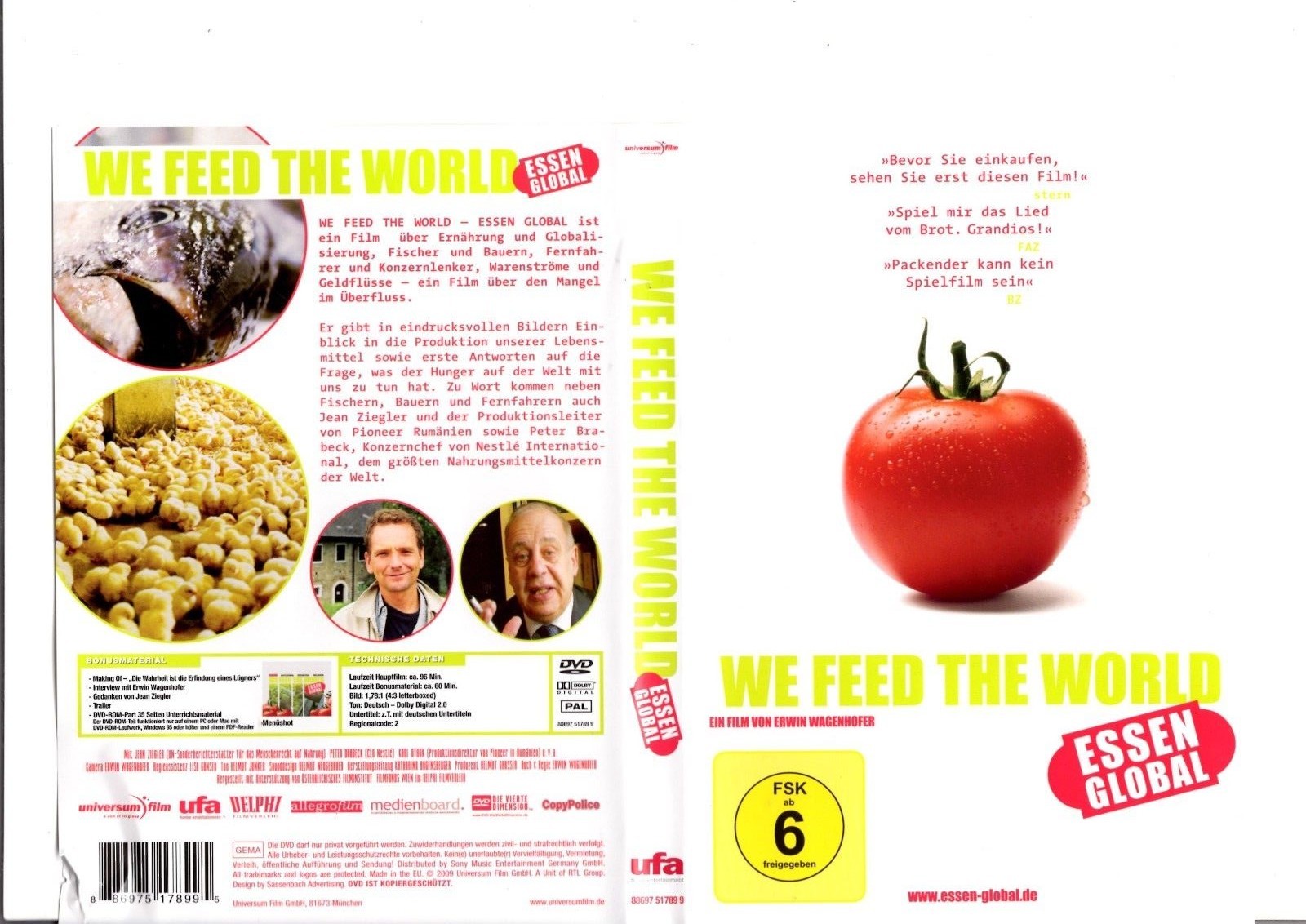 We Feed The World - Essen global (2006) DVD 103 886975178995 | eBay.de