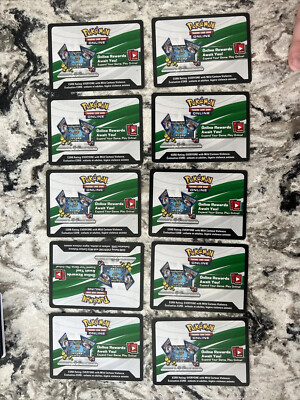 Pokemon TCG Online Code Card Lot - 10 UNUSED Codes from Random Sets🔥 | eBay