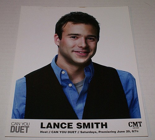 LANCE SMITH CMT TV HOST OFFICIAL 8"X10" PROMOTIONAL PICTURE RARE HTF ...