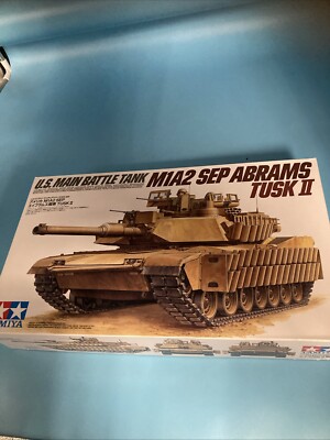 M1A2 Sep Abrams Tusk II Tank Model Kit New In The Box | eBay