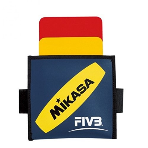 Mikasa JAPAN FIVB Volleyball Referee Cards Yellow/Red Judge F/S w ...