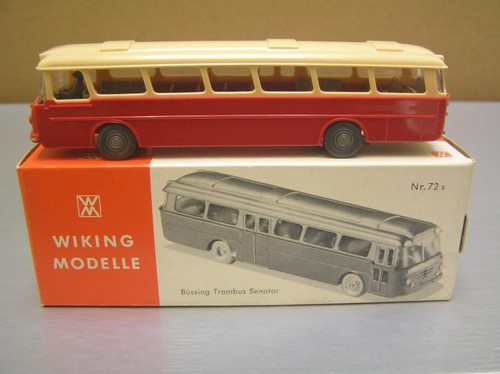 Wiking #72s Bussing Trambus Senator made in Germany HO scale MIB Superb ...