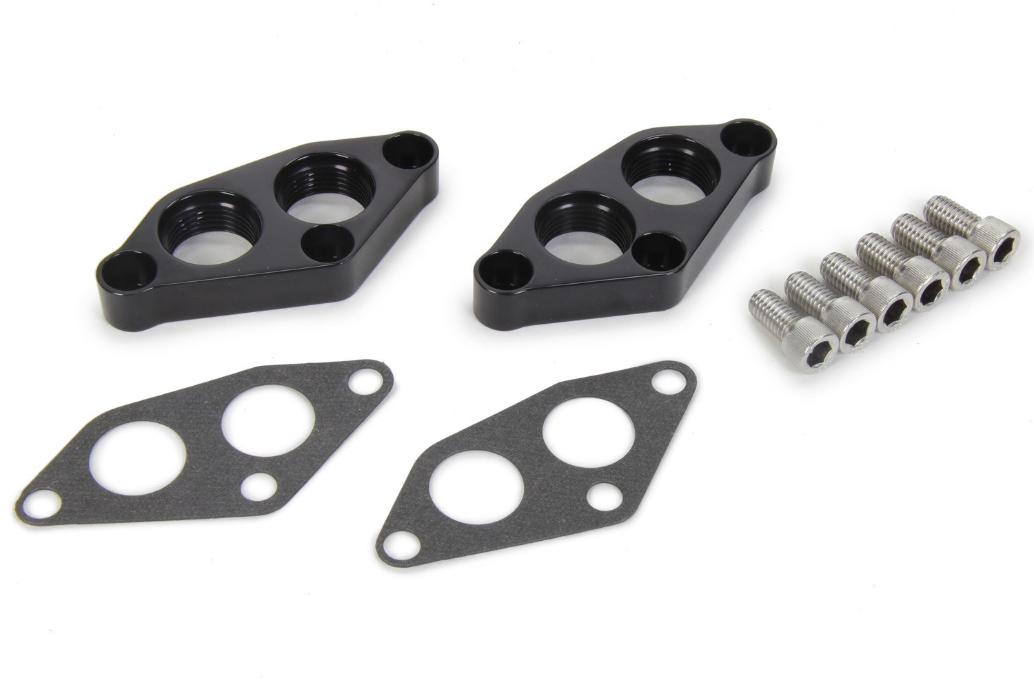 Meziere WP84S, 2 Pack Black Aluminum Water Pump Port Adapters 12An ...