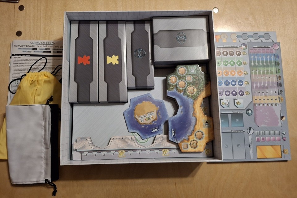 CIVOLUTION Stefan Feld Board Game (**OPEN BOX** New/Ding & Dent) Pegasus Spiele | eBay