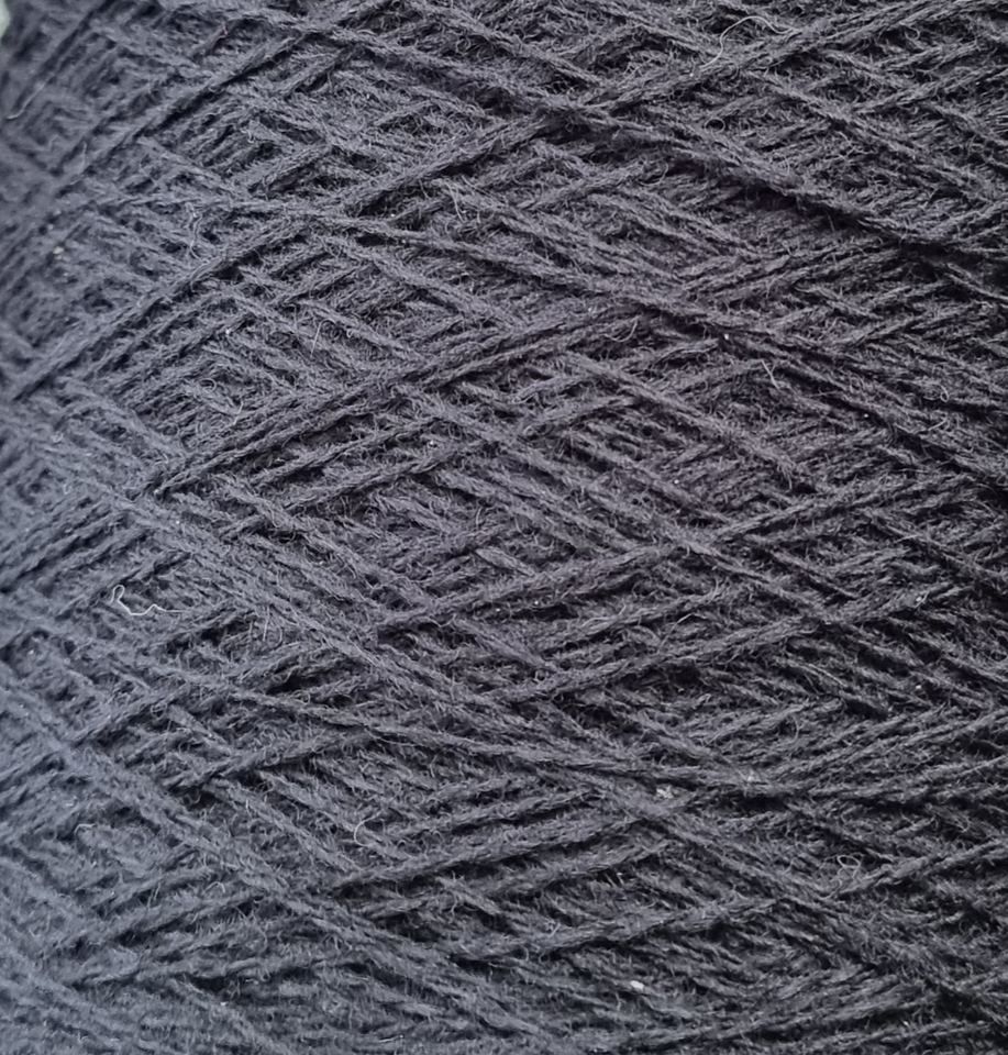 Knoll Supersoft Pure New Wool Knitting Yarn Cone 687g 2/11.5nm Ink ...