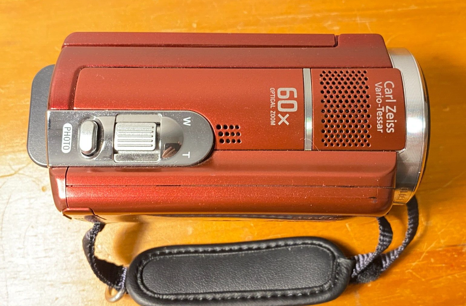Sony Handycam DCR-SR68 Camcorder Red 80GB 60X Optical - No Power ...