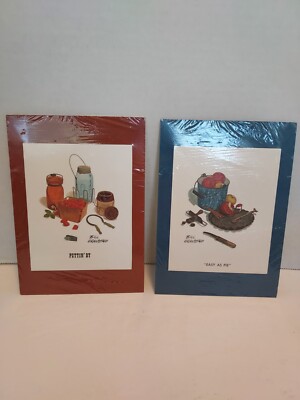 Vintage Bill Granstaff Print Note Cards Easy As Pie Puttin' By ...