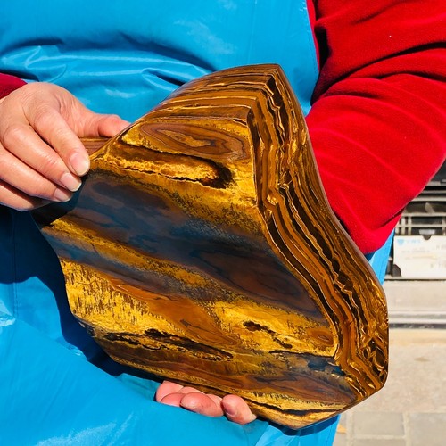 11.66LB Natural tiger's-eye rough raw stone rock specimrn Madagascar ...