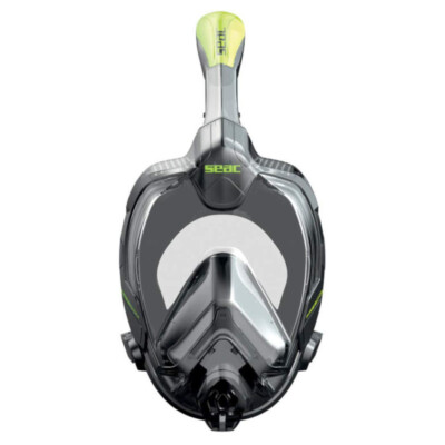 Open Box Seac Libera Full Face Mask for Medium Faces - Black / Lime ...