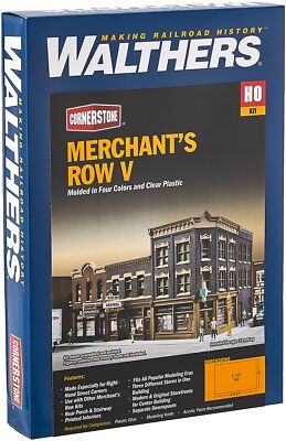 Walthers Cornerstone HO Scale Model Merchant's Row V Large | eBay