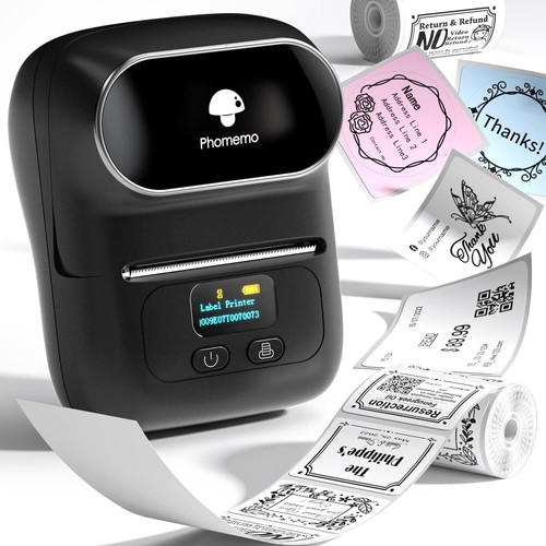 Phomemo M110 Label Maker Machine Thermal Bluetooth Label Printer ...