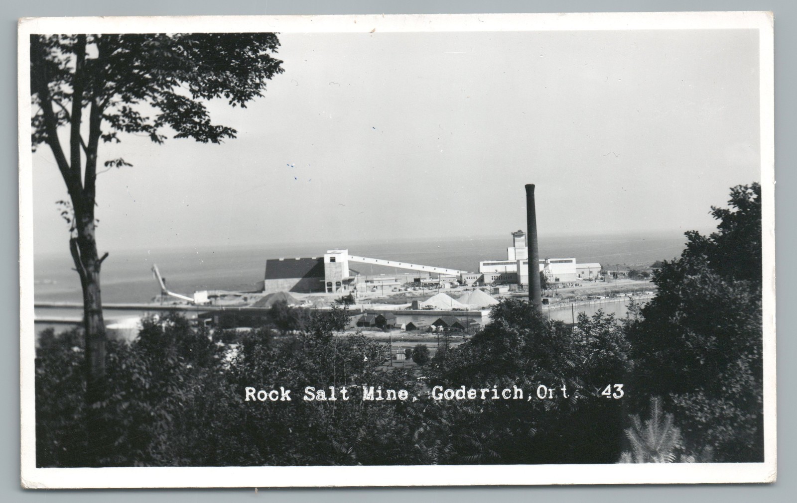Rock Salt Mine RPPC Goderich Ontario—Rare Vintage Photo Factory 1961 | eBay