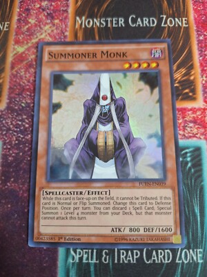 Yu-Gi-Oh! Summoner Monk Fusion Enforcers FUEN-EN039 Super Rare 1st Ed ...