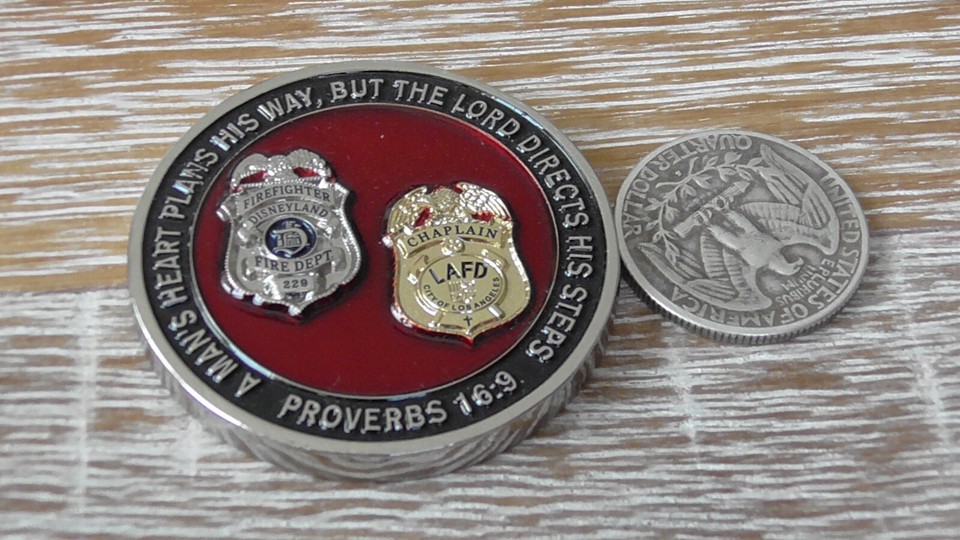 Los Angeles Fire Department CA Captains Challenge Coin #A564 | eBay