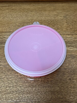 Tupperware Round Divided Storage Container 2552A-2 3Divider w/Lid Hot ...