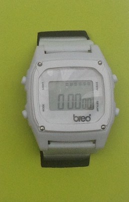 Breo Unisex Digital Watch with Grey Dial and White Plastic Strap | eBay