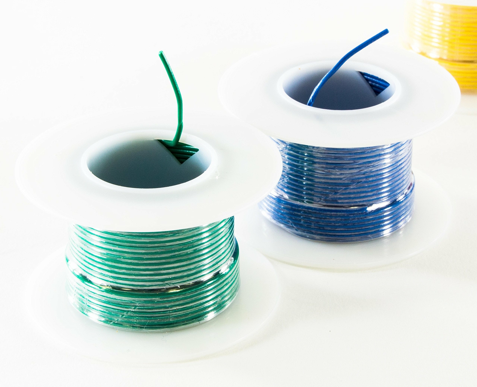 26 Gauge Solid Hook-Up Wire Kit - Includes Six Different Color 25 Foot ...