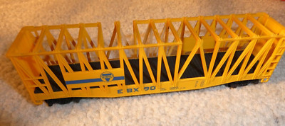 Vintage HO Scale ROCO Ethyl EBX 90 Yellow Freight Car 7" Long | eBay
