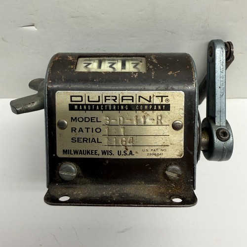 Durant Instrument Manual Counter Model (3 - D -11 - R) - MAY NEED ...
