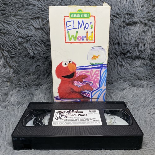 Sesame Street Elmo's World VHS 2000 Tape 3 Elmo Episodes for Children ...