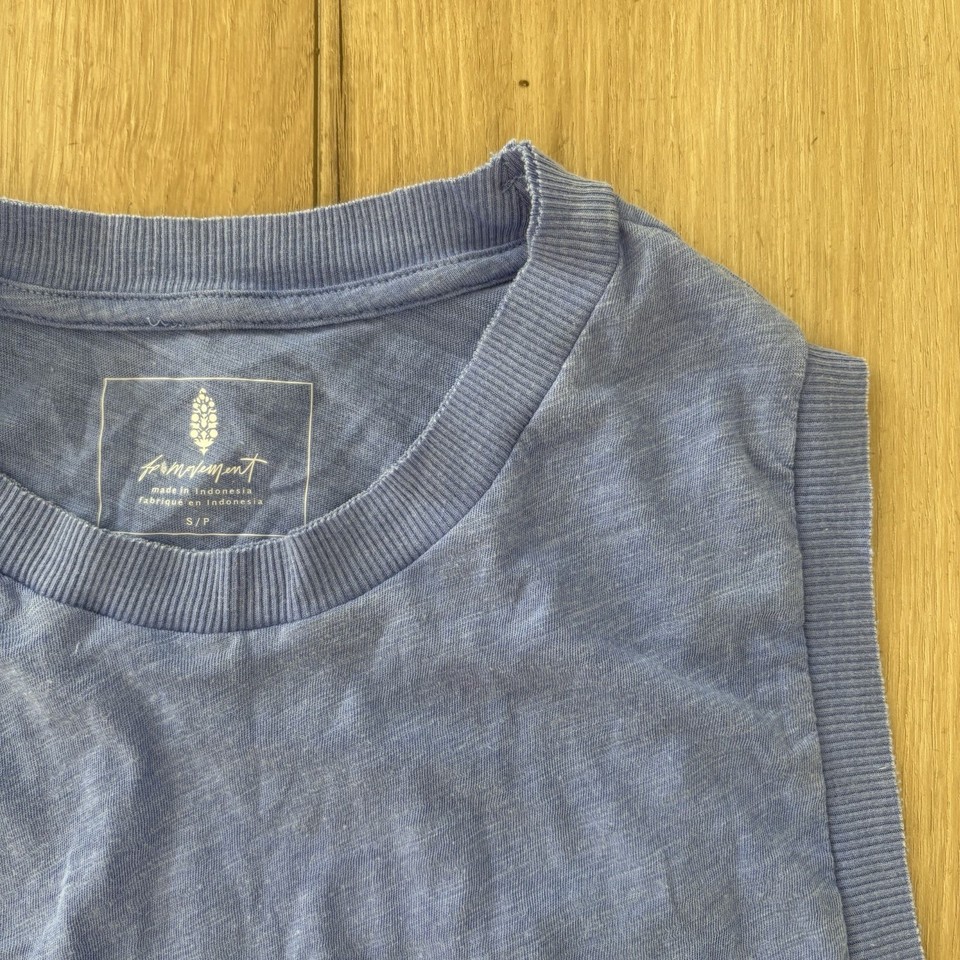 Free People Movement Blue Sleeveless Love Tank Top Sz S | eBay