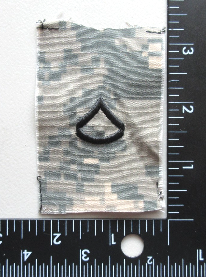 ⭐U.S. ARMY PRIVATE FIRST CLASS RANK INSIGNIA STRIPES MILITARY SEW ON ...