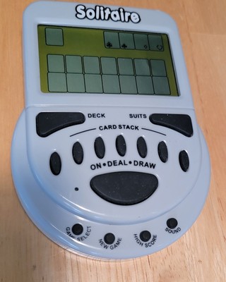Big Mega Screen Solitaire Classic Electronic Handheld Game WORKS ...